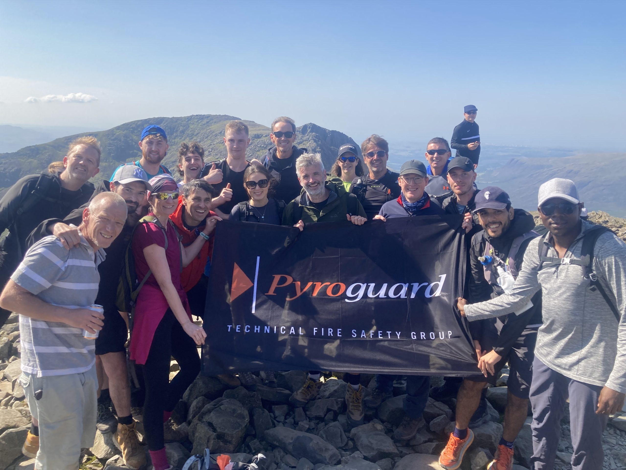 Pyroguard raises £3,600 during charity challenge - The Joinery Network